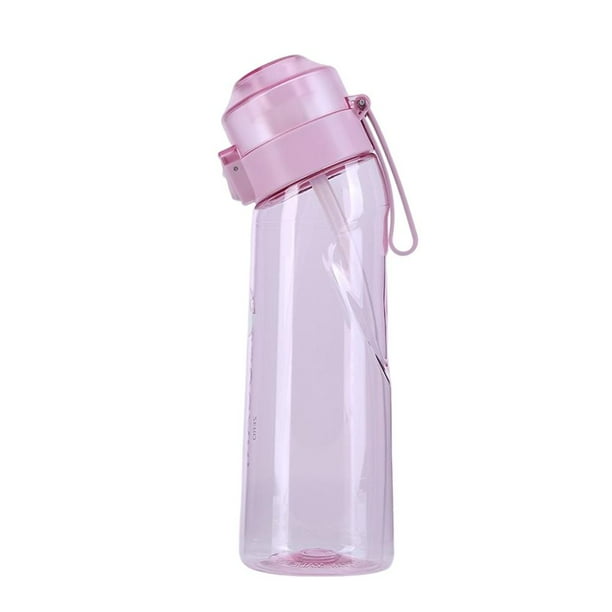 650ML Agua con vaso Botella con sabor Paja Bebida Más reutilizable Rosa ...