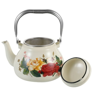Lenox Butterfly Meadow Enamelware Decorative Metal Tea Kettle with ...