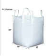 FIBC Bulk Bag Super Sack 2200lbs 35”L x 35”W x 43”H Duffle Top Flat ...