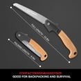 7.7-Inch Folding Hand Saw, Camping/Pruning Saw with Rugged Professional ...