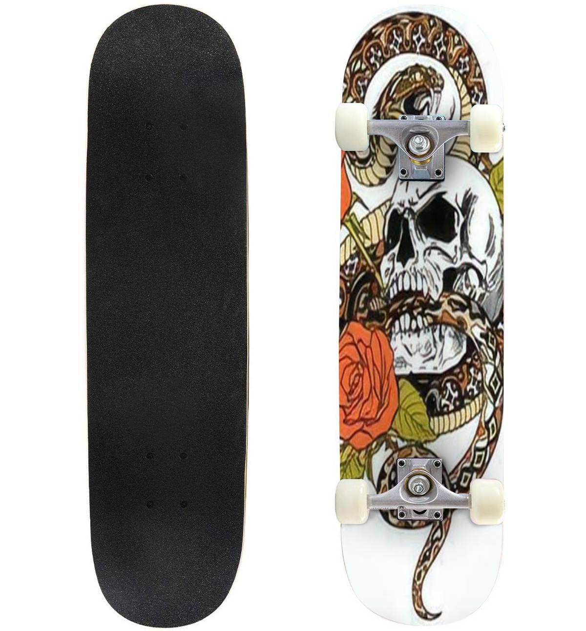 snake coiled round the human skull and roses Angry dangerous and ...