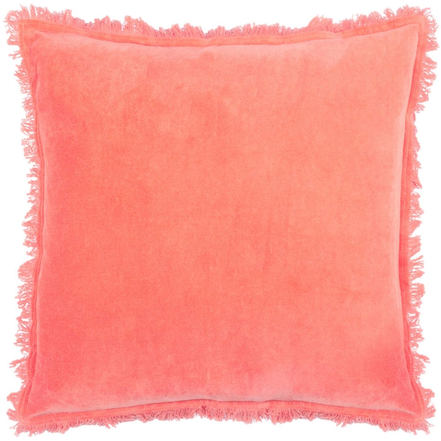 Click here for Furn Gracie Fringed Velvet Cushion Cover 45cm X 45... prices
