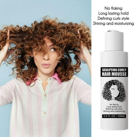 Sculpting Curly Hair Mousse Curl Boost Cream Sculpting Curly Hair ...
