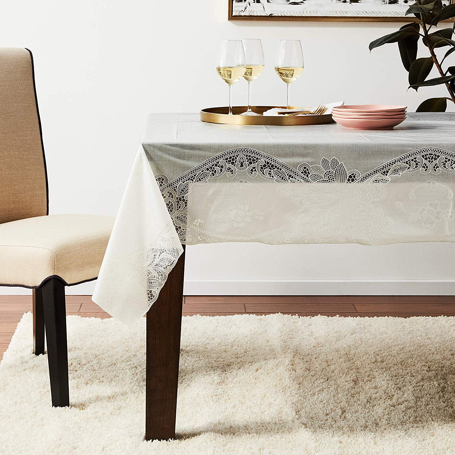 Vinyl Lace Battenberg embossed Floral Pattern - Walmart.com