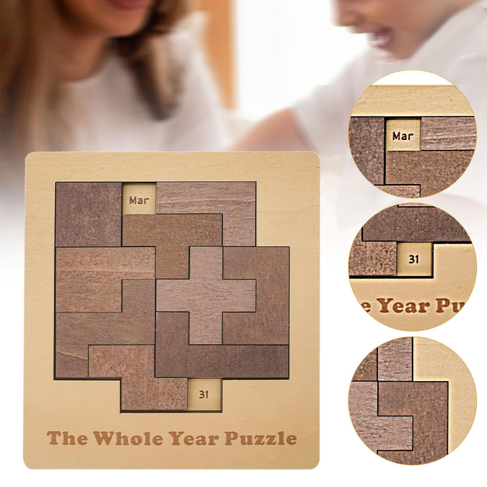 Click here for Runquan Daily Calendar Puzzle Wooden Jigsaw Puzzle... prices