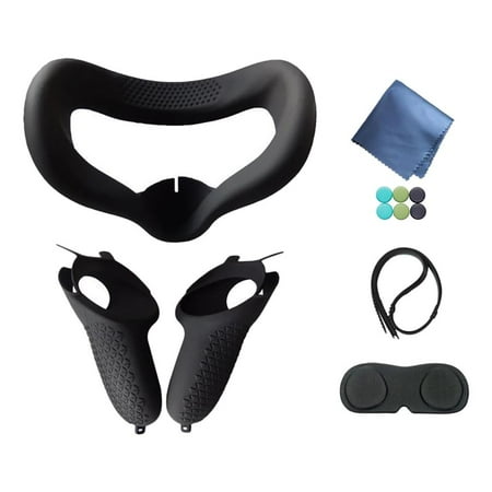 Silicone VR Gaming Headset, Skin Set for Quest 2, Easy to Install And ...