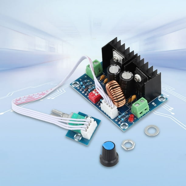 Módulo regulador de voltaje DC-DC PWM XH-M405 8A XL4016 con potenciómetro externo | Bodega ...