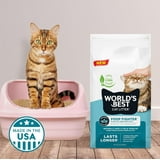 World's Best Cat Litter Poop Fighter Maximum Odor Defense - Long ...