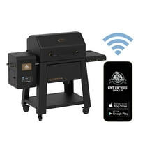 Pit Boss Lexington Onyx Edition - 500 Sq in Wood Fired Pellet Grill and ...