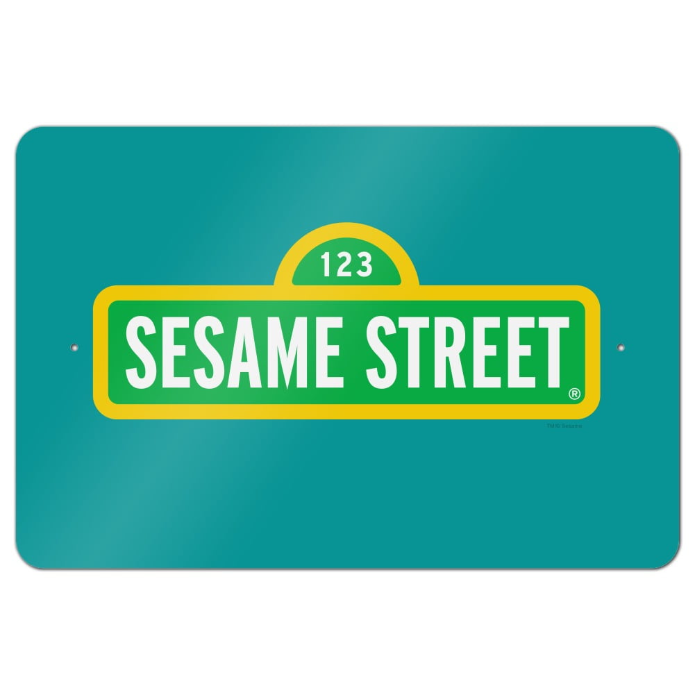 Sesame Street Logo Home Business Office Sign - Walmart.com