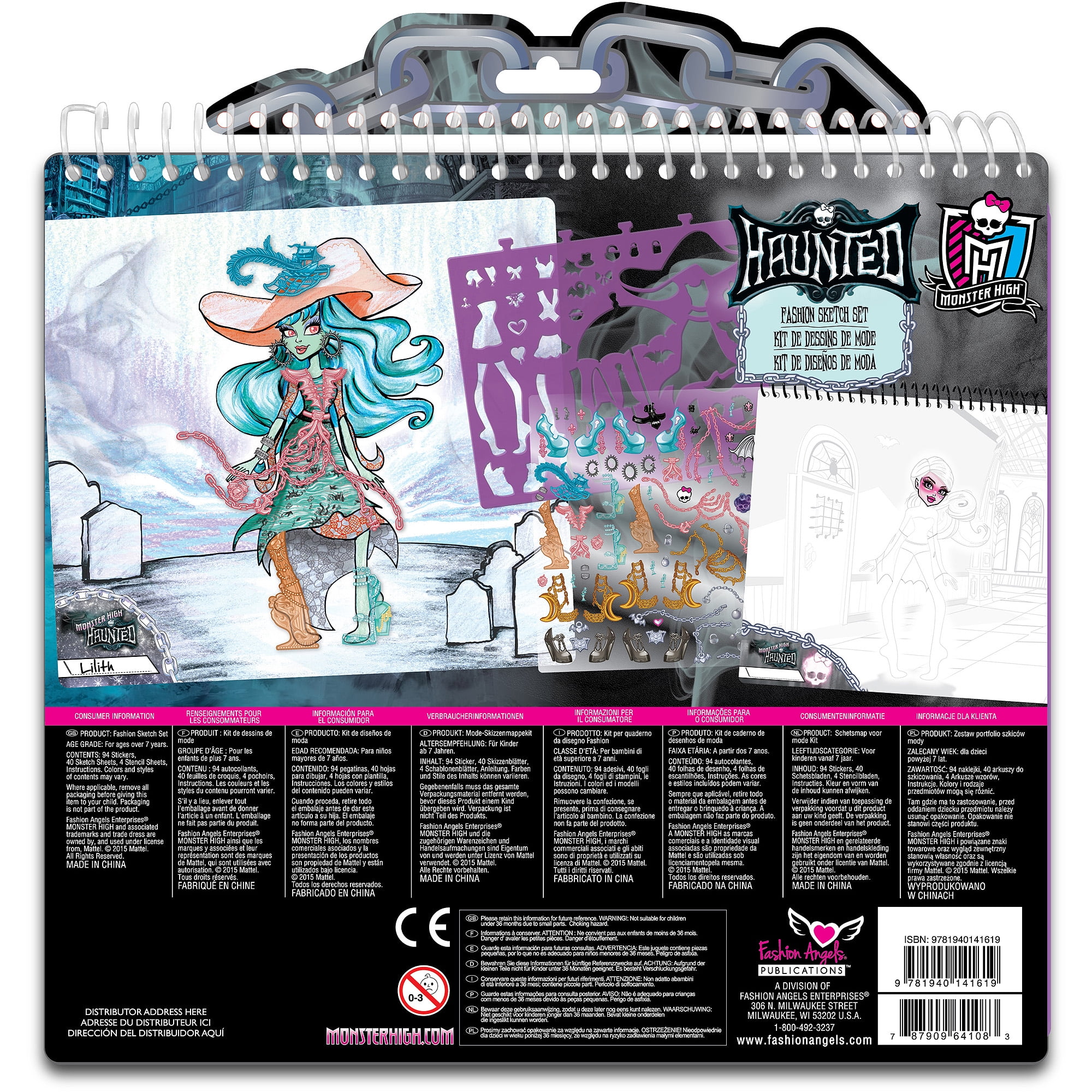 Monster High Sketch Book