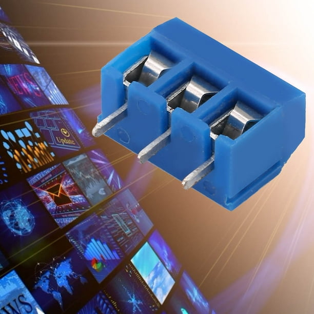 Terminal Block,1Pc 3-Pin Pitch Screw Terminal Block Connector Panel ...