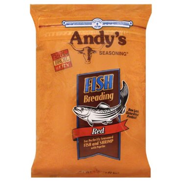 Andy's Seasoning Red Fish Breading, 5 lb (Pack of 6) - Walmart.com