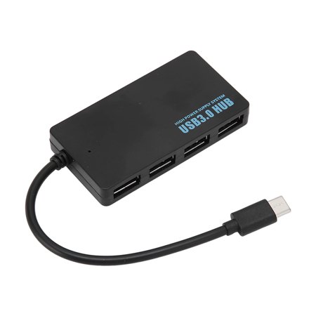 4 Port USB 3.0 Hub, USB3.0 HUB 4 Ports Plastic Electronics For Keyboard ...