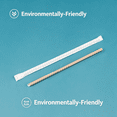 BPPEG 7.75" Paper Jumbo Straw, Paper Wrapped - Kraft, 2,000 Count, Eco ...
