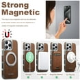 Designed for iPhone 15 Pro Case with Magnetic Ring Stand & Secure Ring ...
