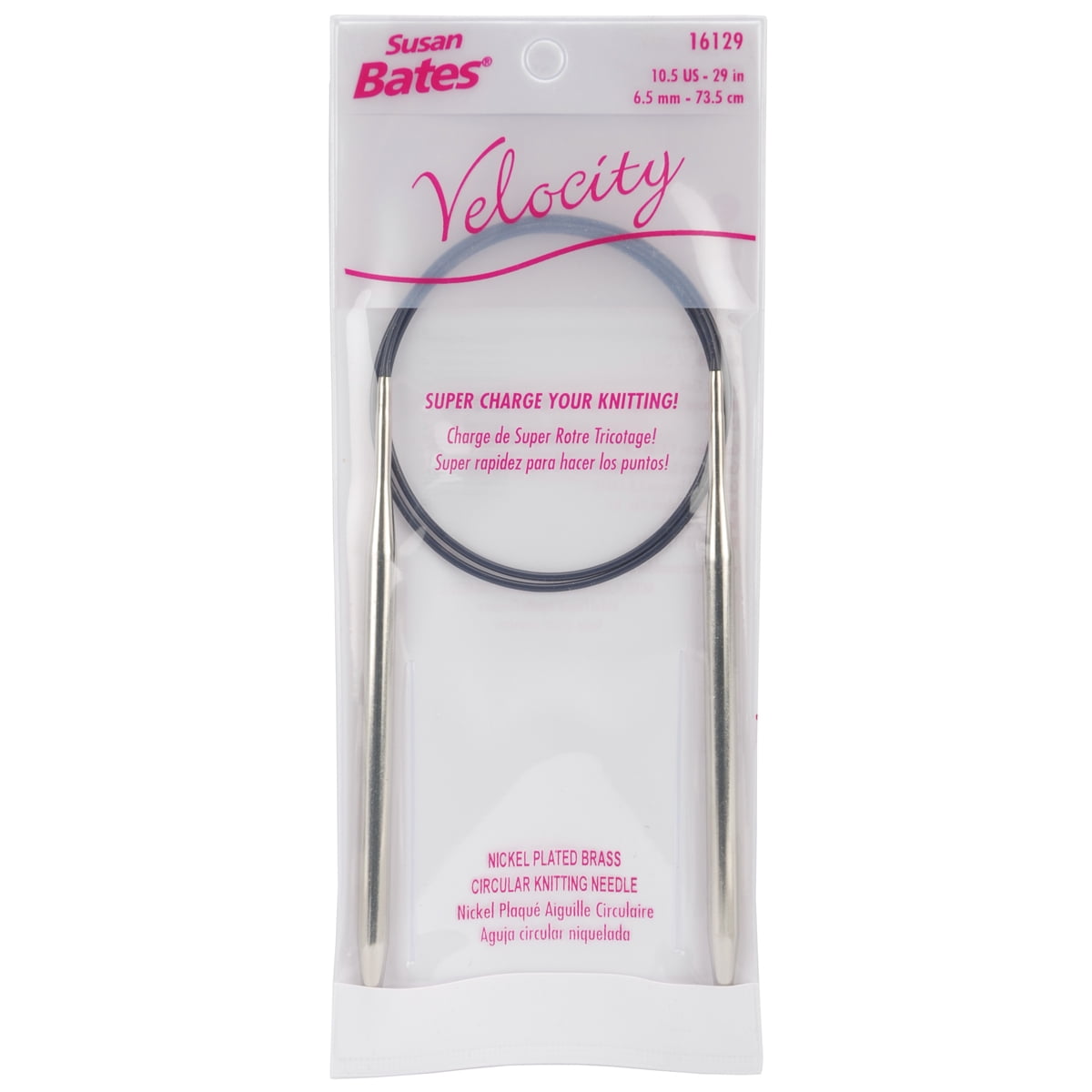 Susan Bates Velocity Circular Knitting Needles, 29"-Size 10.5/6.5mm ...