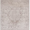 Area Rug 5' Square - Reflection Collection - Beige & Cream, Non ...