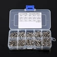 340Pcs Machine Screw Assortment Kit, Pan Head Assorted Nuts Bolts and ...