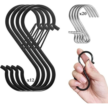 Heavy Duty S Hooks, Stainless Steel S Shaped Hooks for Hanging ...