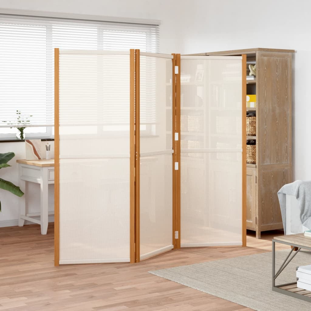 Click here for Vidaxl 3-Panel Room Divider Cream White 210x180 Cm... prices