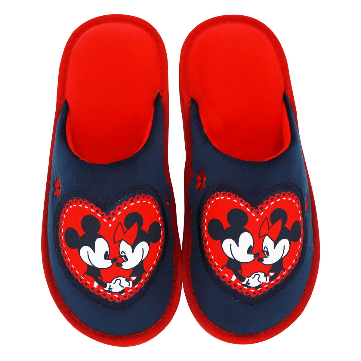 Pantuflas Para Dama Disney Mickey y Minnie Mouse | Bodega Aurrera en línea