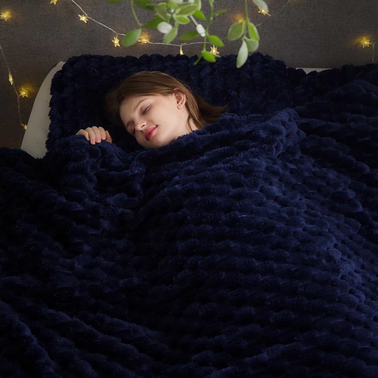 Click here for Siabc-Super Soft Queen Blanket Dark Navy Premium S... prices