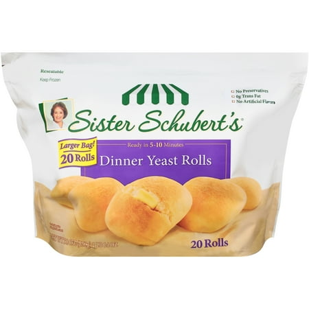Sister Schubert's® Dinner Yeast Rolls 20 ct. Bag - Walmart.com