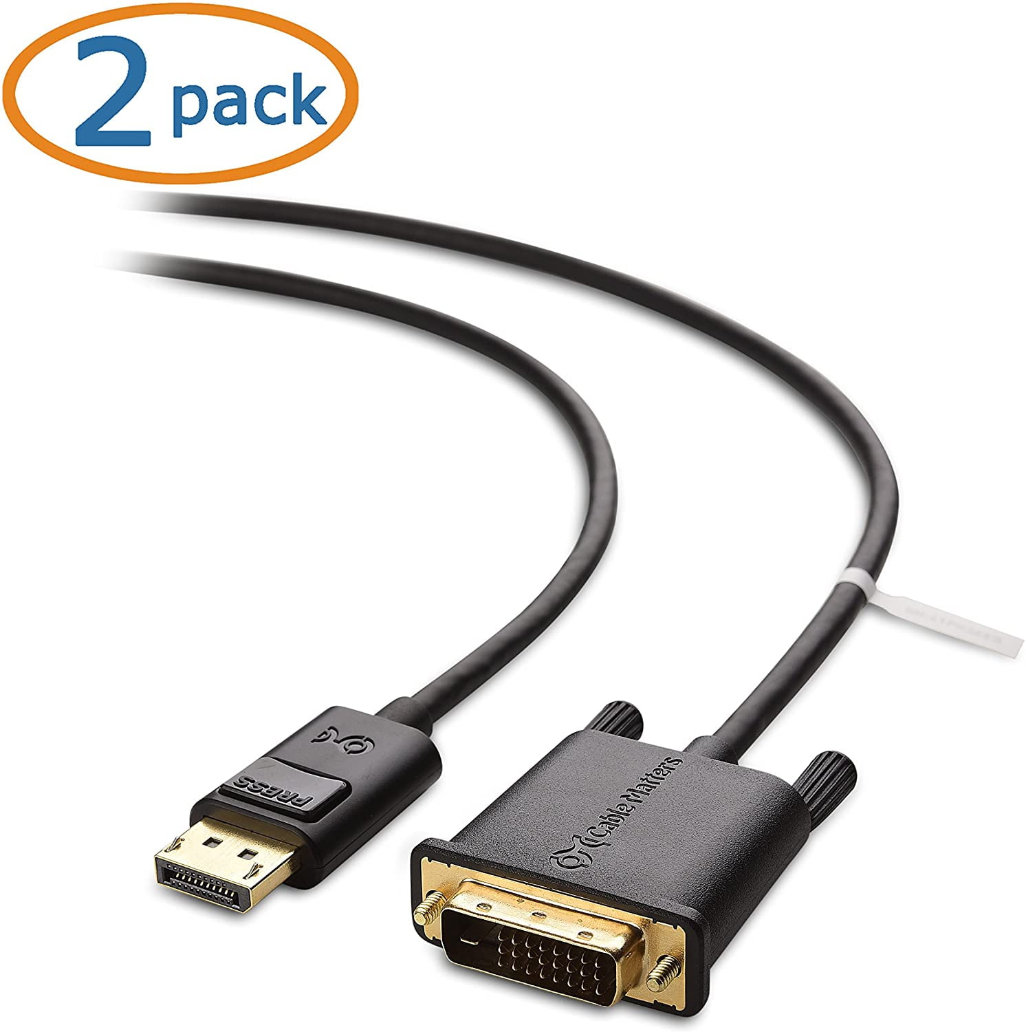 Buy Cable Matters 2-Pack DisplayPort to DVI Cable (DP to DVI Cable) 6 ... Buy Cable Matters 2-Pack DisplayPort to DVI Cable (DP to DVI Cable) 6 ...