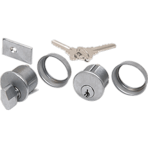 CRL AMR205CTA Satin Anodized AMR Series Keyed Cylinder/Thumbturn for ...