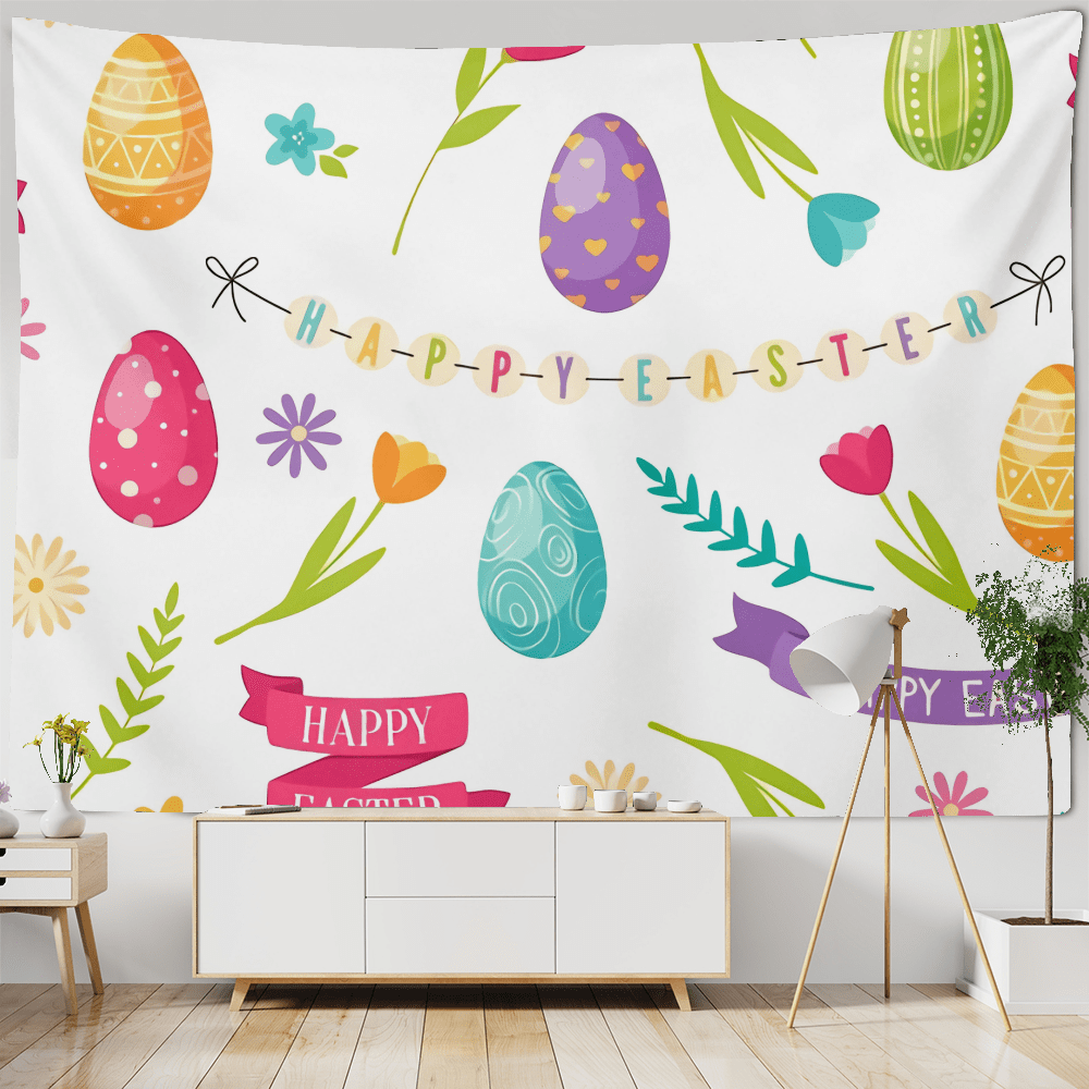 Easter Colorful Eggs Themed Supplies Photo Photography Background ...