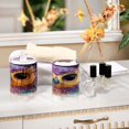 2PCS Clear Storage Jars Cotton Swabs Cans Translucent Plasticental ...