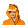 Garfield Mens' Character Hooded Union Suit Costume Sleep Pajama For ...