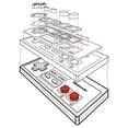 Men's Nintendo Schematic Retro NES Controller Baseball Graphic Tee ...