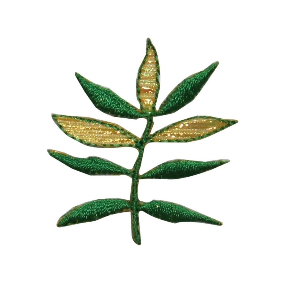 ID 7217 Fern Plant Leaf Patch Garden Nature Tree Embroidered Iron On ...