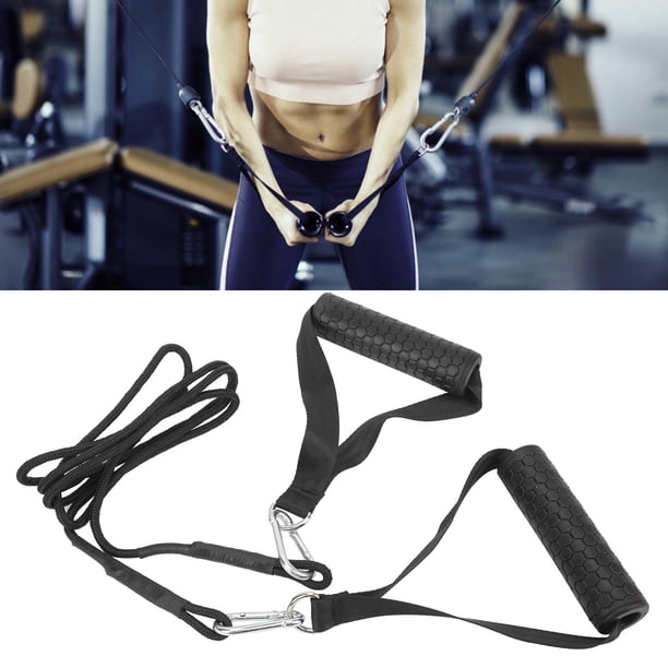 Pull Down Cables, Household Adjustable Grip Handle Triceps Rope Gym DIY ...