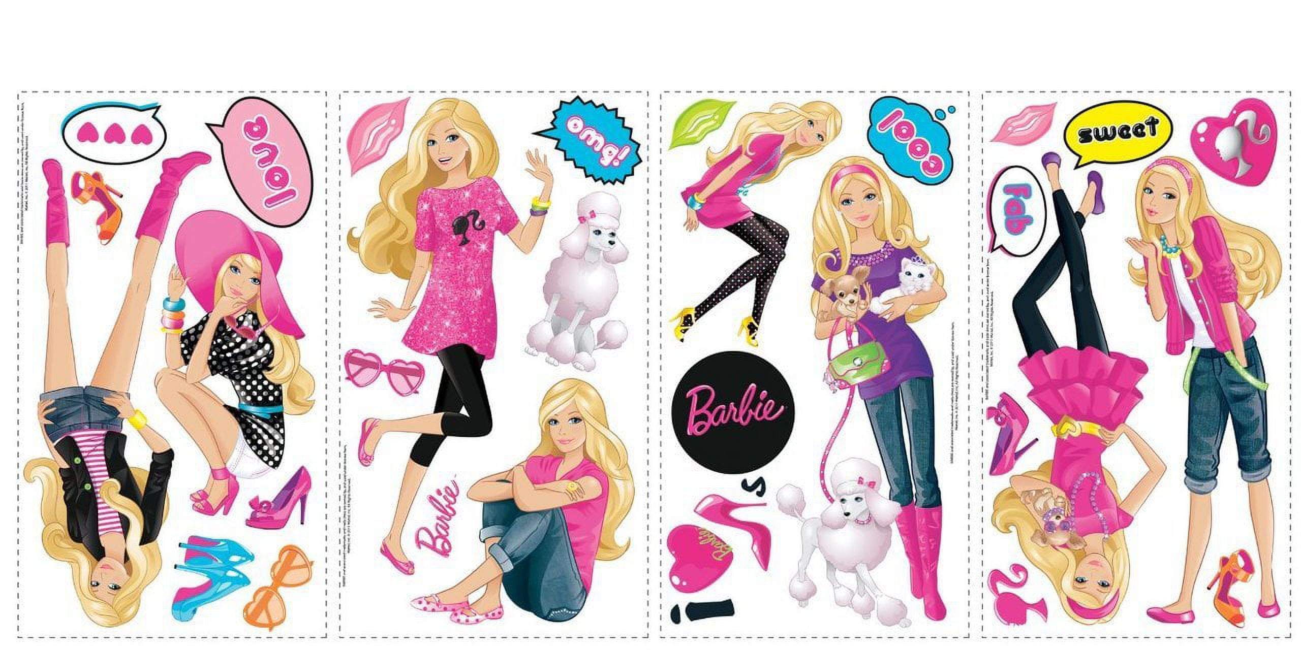 Barbie Stickers For Walls