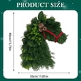 1 Pc Horse Head Wreath for Front Door Farmhouse Festival Garland ...