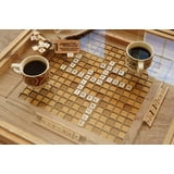 Rustic Scrabble Coffee Table with removable top - letter tiles included ...