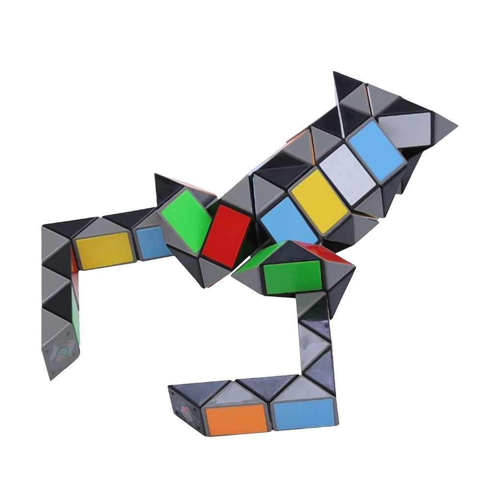 Buy Mchoice 12 to 24 Blocks Magic Snake Cube, Mini Plastic Puzzle Cube ...