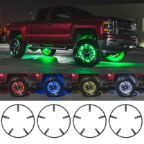 LEDGlow 4pc 14" Million Color LED Wheel Ring Light Kit - Walmart.com