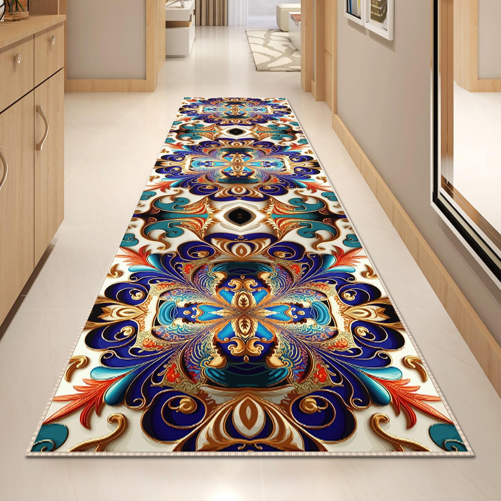Click here for Gug Washable Corridor Runner Rug  Non-Slip Vintage... prices
