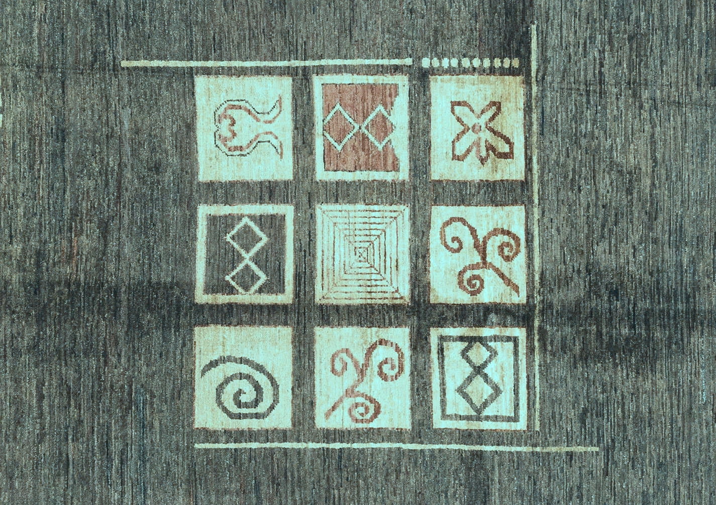 Ahgly Company Indoor Rectangle Oriental Light Blue Modern Area Rugs, 5 ...