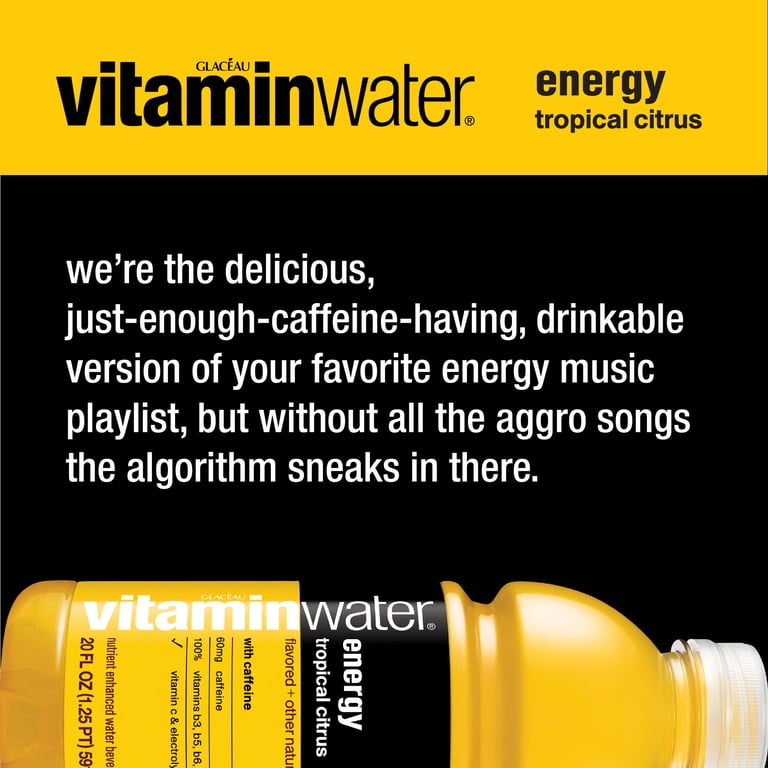 Vitamin Water Energy Label