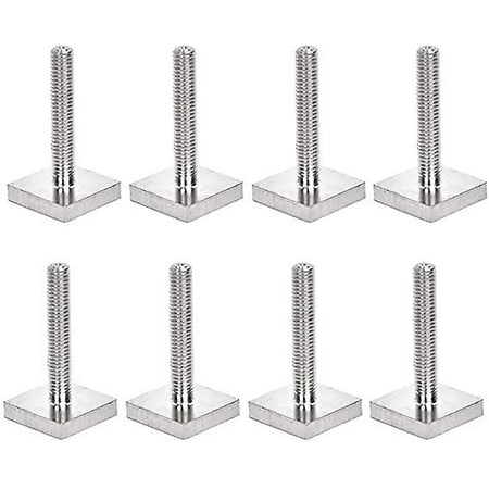 8pcs T Track Adapter T Track Bolts Roof Box Car T-nut T-slot Bike Parts ...