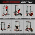Soozier Smith Machine, Multi-Function Power Cage with Lat Pull Down ...