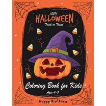 Halloween: Happy Halloween Coloring Book : Halloween Coloring Books for ...