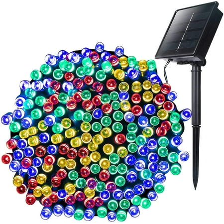 Solar Christmas String Lights, 72FT 200 LED Outdoor Solar Powered ...