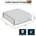 AIDUCHO Coffee Pod Drawer – Compatible with K-Cups, 36 Pod Capacity ...