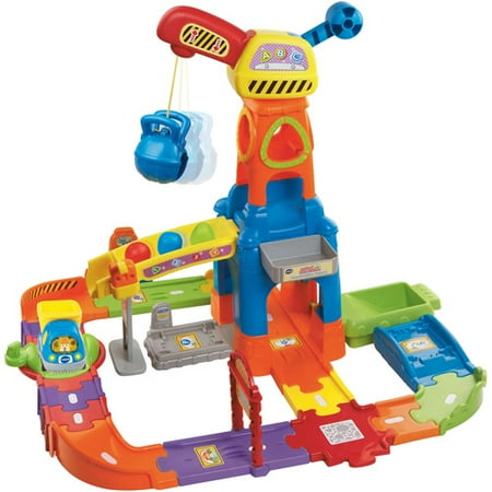 VTech Go! Go! Smart Wheels Construction Playset - Walmart.com